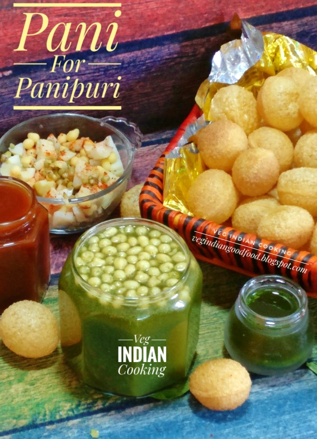 Veg Indian Cooking: Panipuri Ka Pani