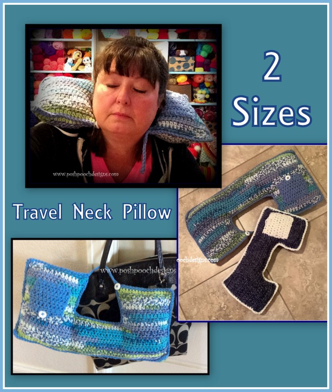 Posh Pooch Designs : Travel Neck Pillow Crochet Pattern | Posh Pooch ...