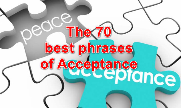 The 70 best phrases of Acceptance (to assume and value reality)