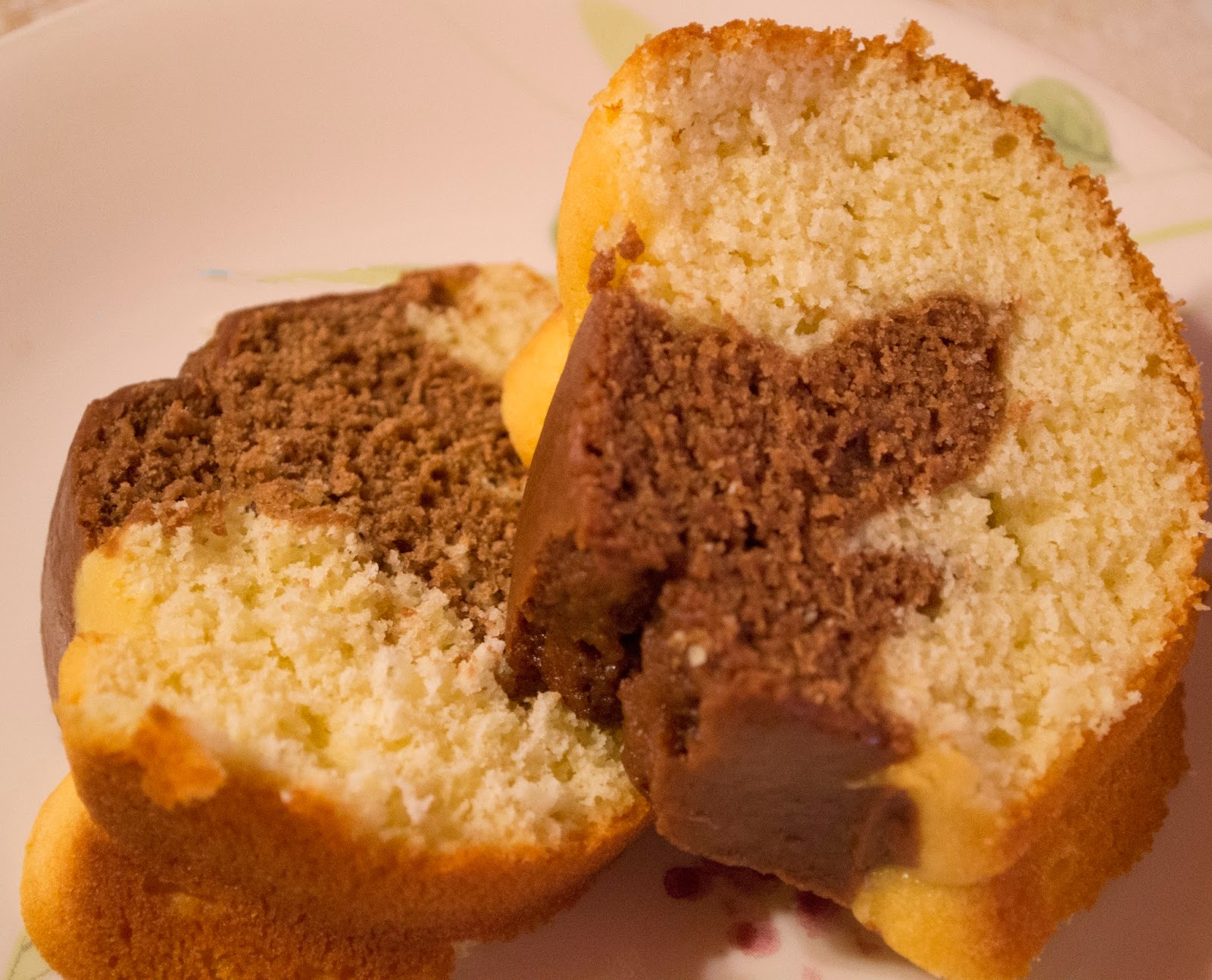 Moon's kitchen: Pastel marmoleado.