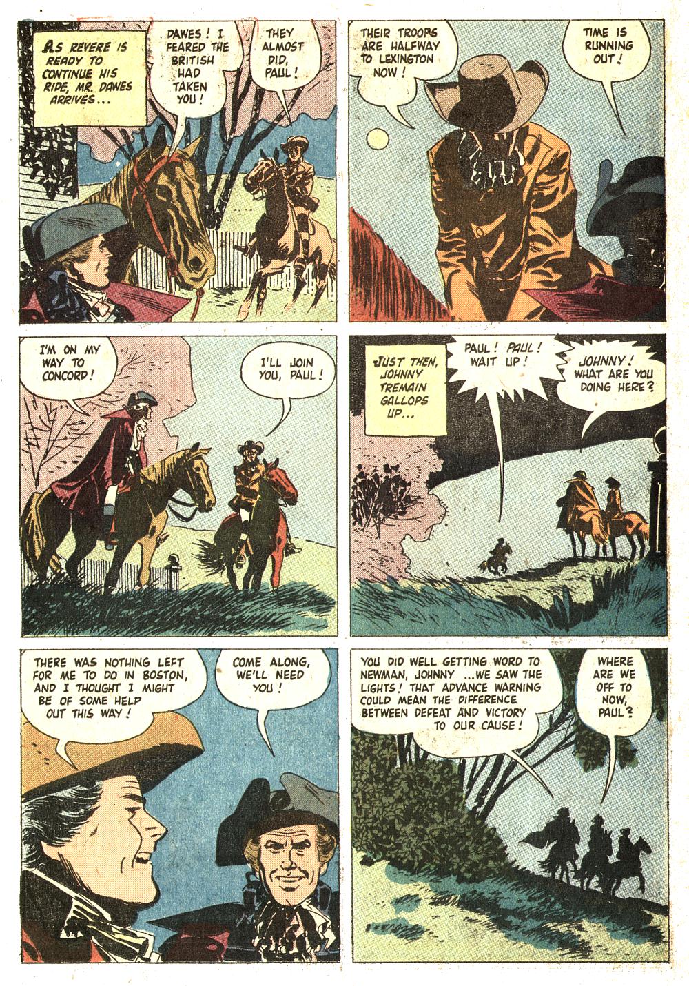 The ALEX TOTH archives: TOTH - FOUR COLOR COMICS 0822-Paul Revere's ...