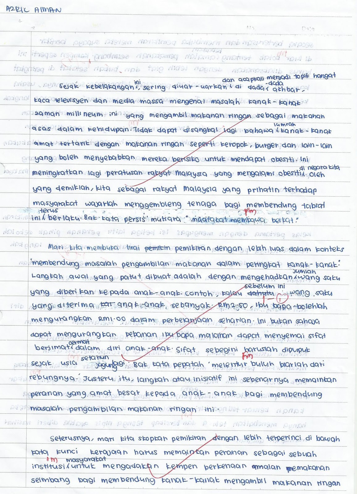 CikguMohdRamsul@blogspot: CONTOH KARANGAN MENARIK HASILAN PELAJAR ...