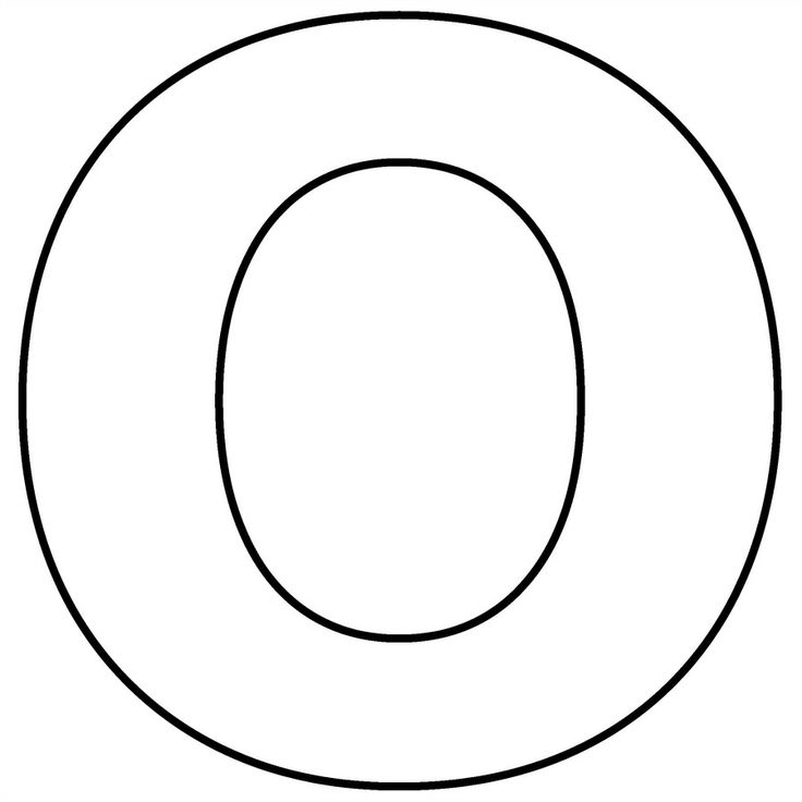 Letter O Clipart Black And White - Letter Format