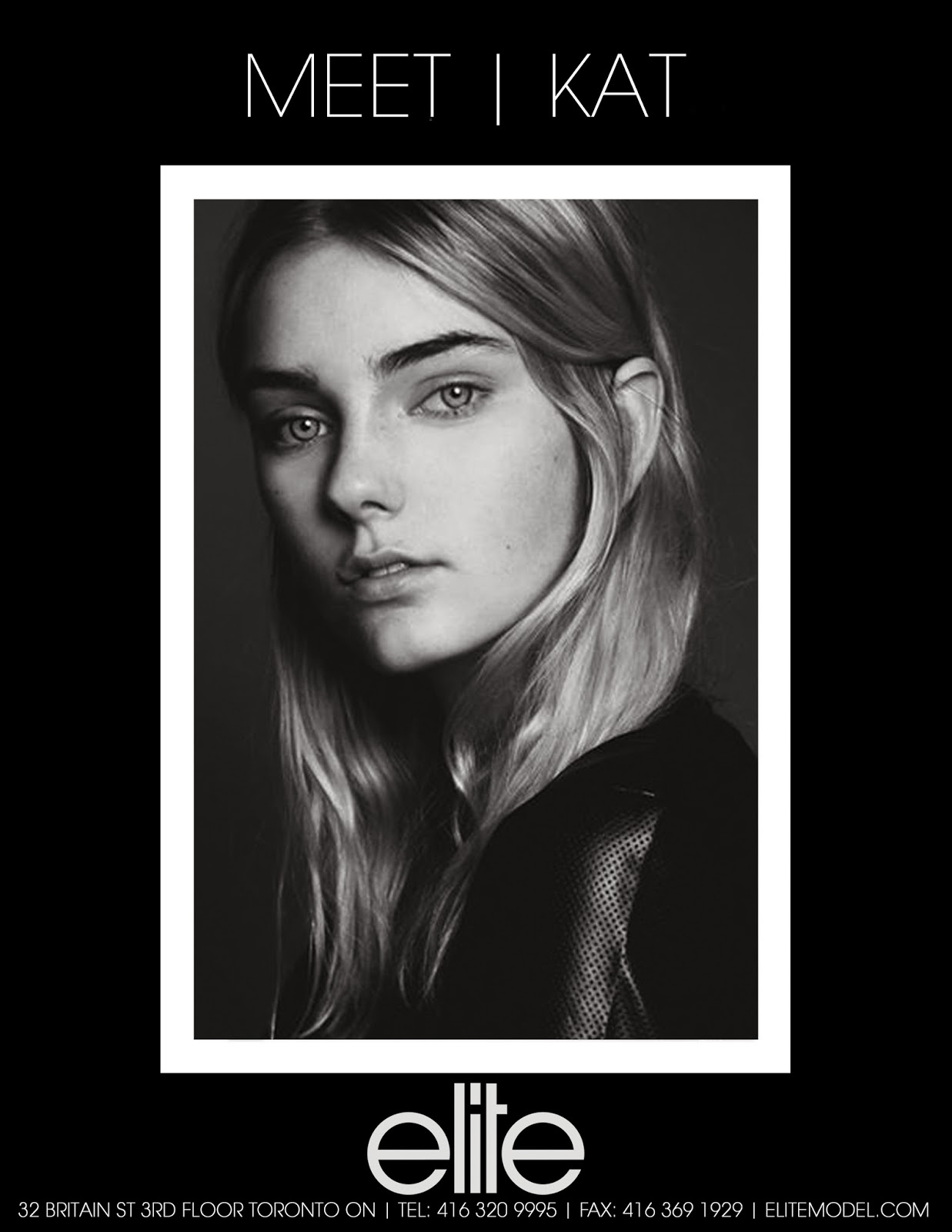 ELITE MODEL MANAGEMENT TORONTO : MET KAT!
