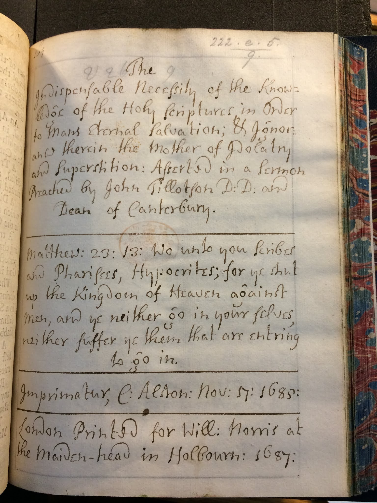 GEMMS: Gateway to Early Modern Manuscript Sermons: The Department of ...