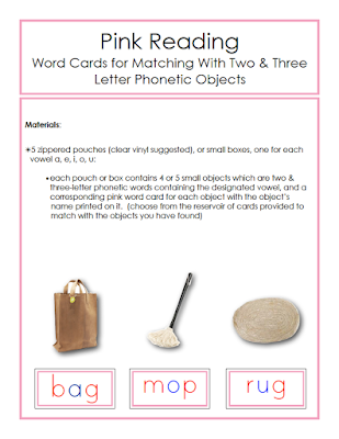 The Helpful Garden: Montessori Pink Reading Series