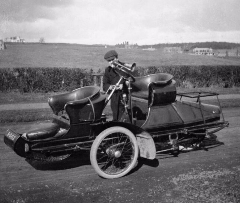 Just A Car Guy: 1906-7 Rexette Tricar with a "Torpedo" style rear, made ...