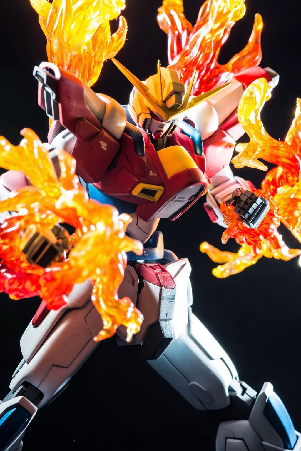 GUNDAM GUY: 1/100 Build Burning Gundam - Semi Scratch Build