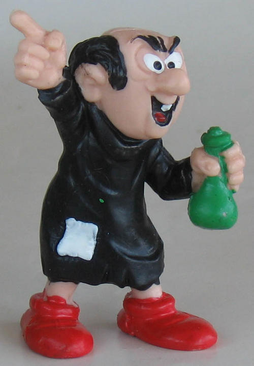 Vintage Smurf Figures: Gargamel From The Smurfs Figure