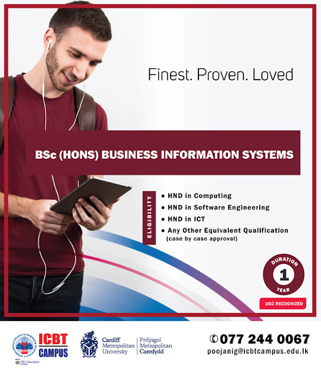 Enroll Now for BSc (Hons) Business Information Systems (Top Up) Degree ...