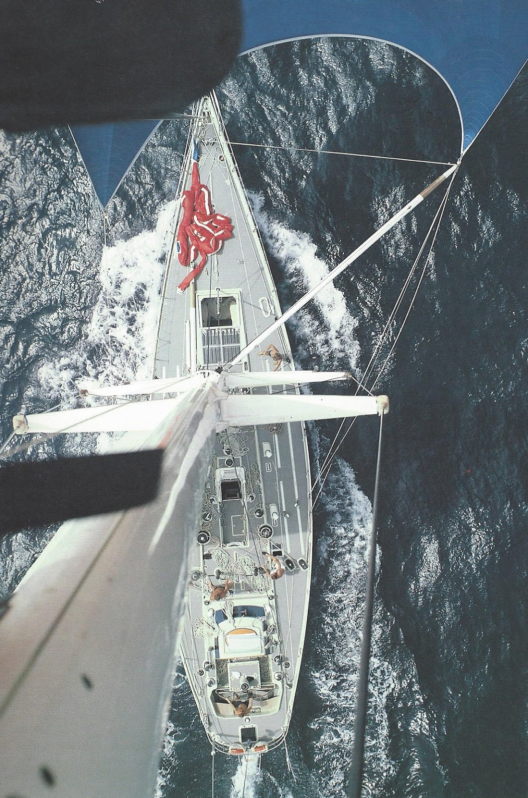 Flyer II vencedor de la Whitbread Round de World Race 1982