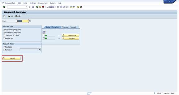 SAP Basis For Beginner: Creating Transport Request for Roles (DEV ...