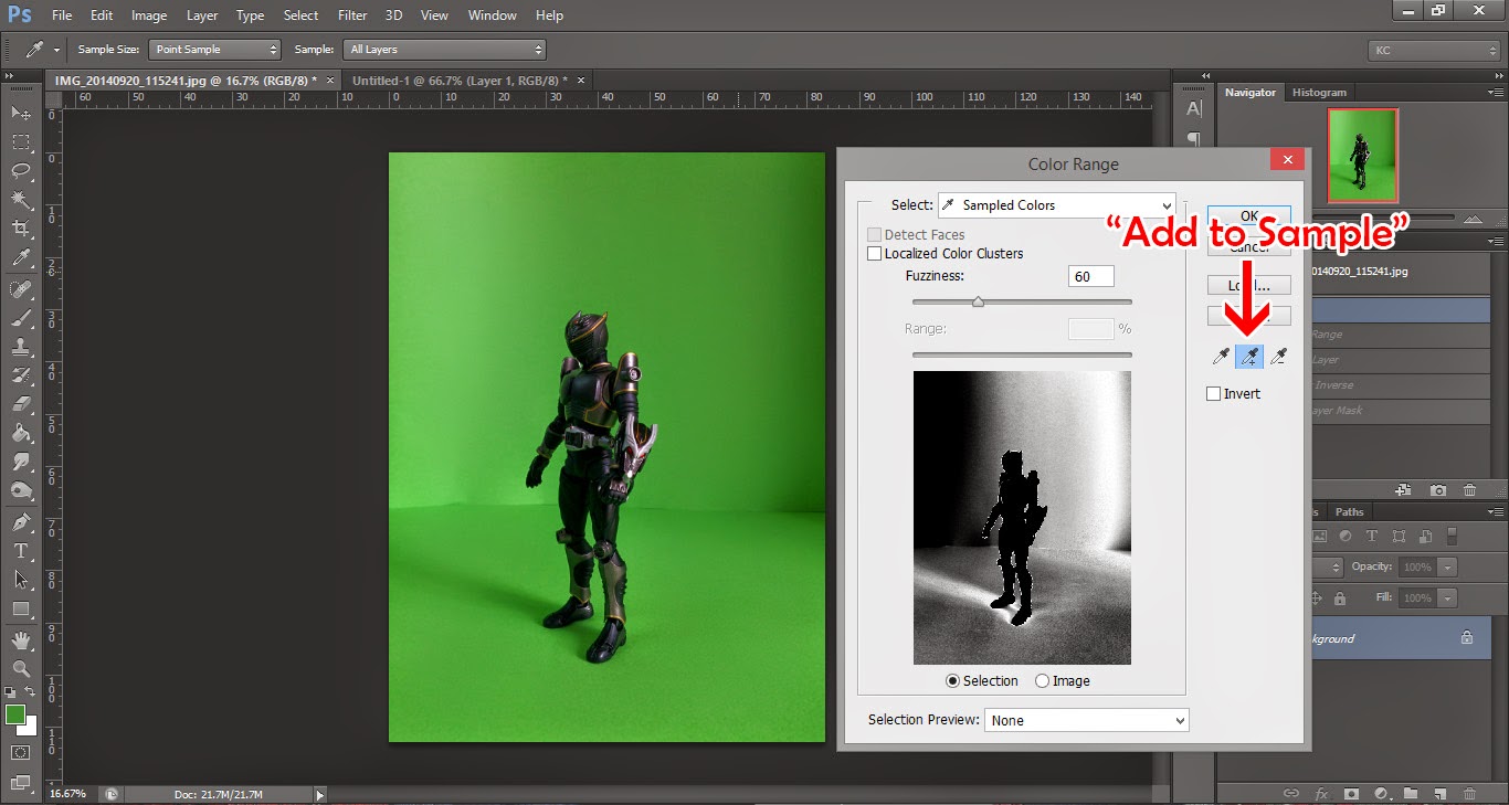 [Tutorial] How to Extract Image using Green Screen