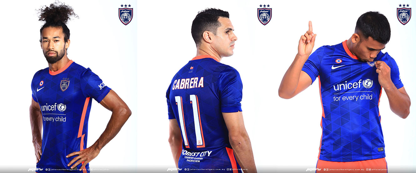 Football teams shirt and kits fan: Johor Darul Ta'zim FC (JDT) 2021 Kits