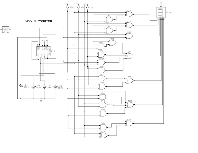 Mod 8 Counter using 7490 - Programming Solutions for Engineers