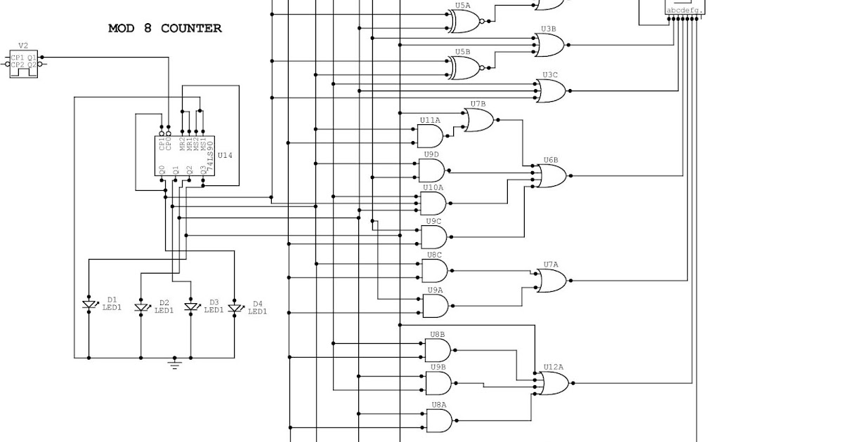Mod 8 Counter using 7490 - Programming Solutions for Engineers