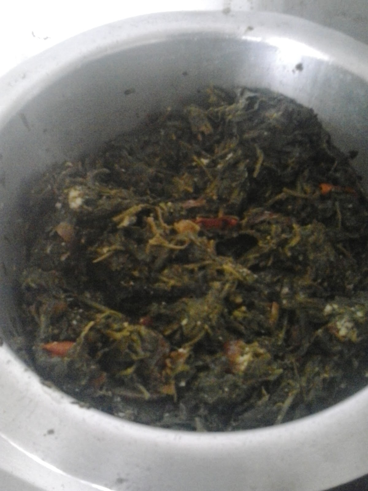 Cook 'Managu' (African Nightshade) in Cream/Milk | Kaari's kitchen