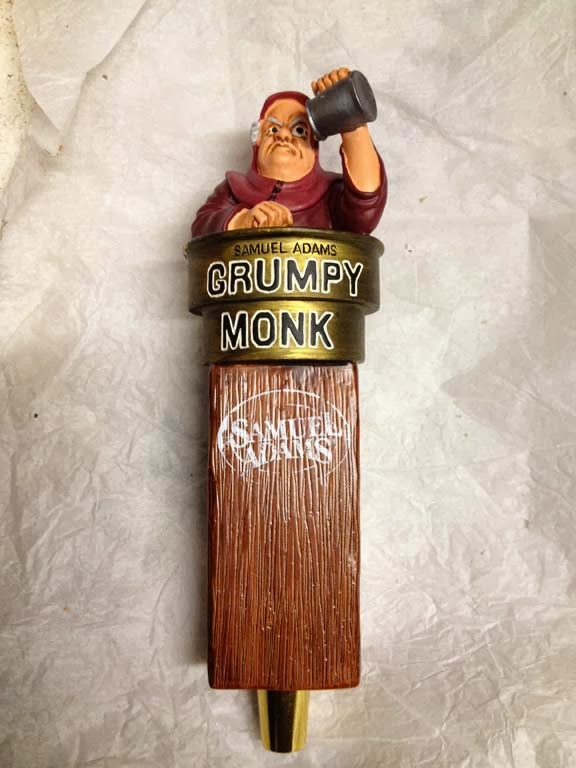 Tap Handle #321: Samuel Adams - Grumpy Monk Belgian IPA