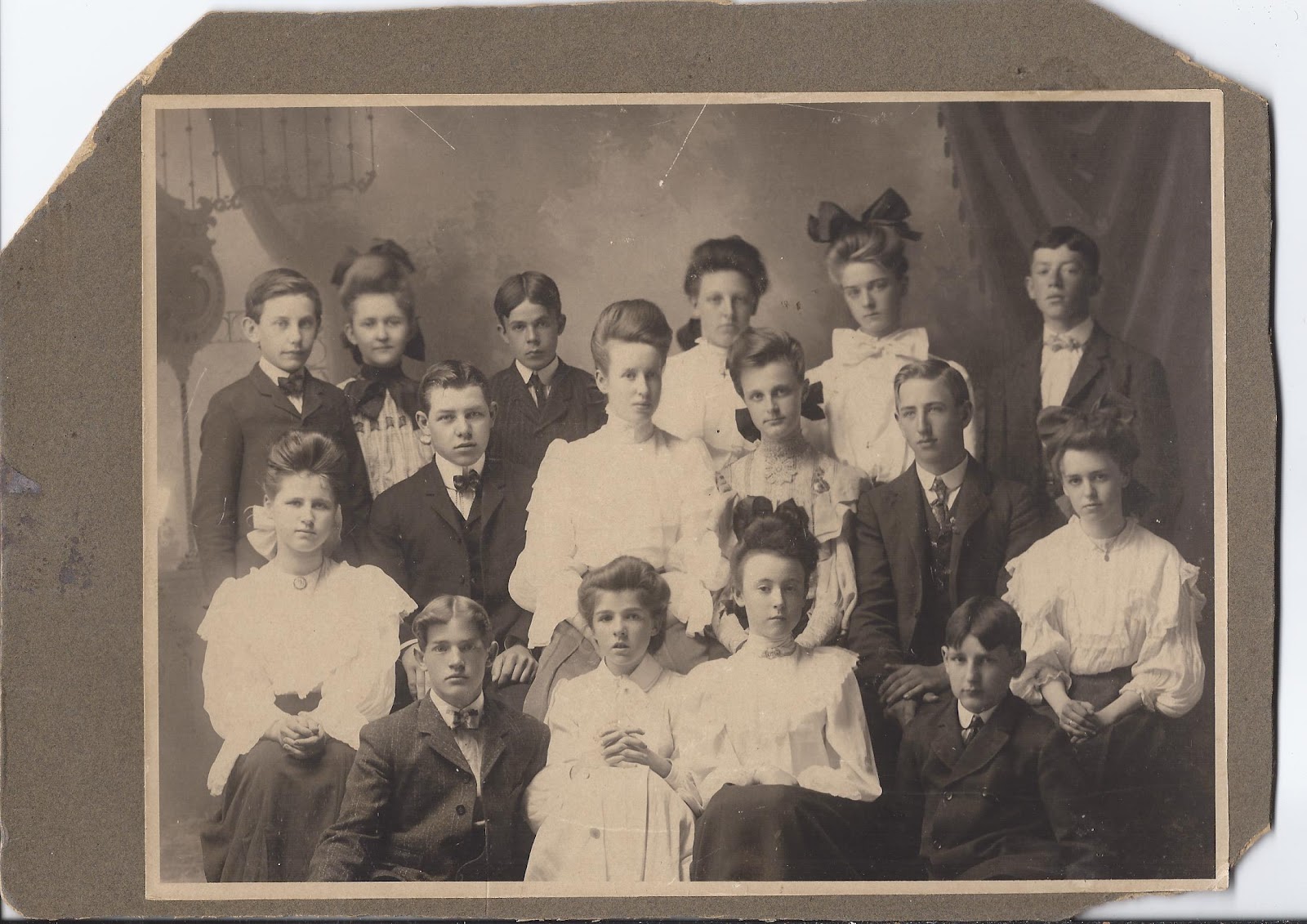 Heirlooms Reunited: 1905 Grammar School Graduating Class, likely Dexter ...