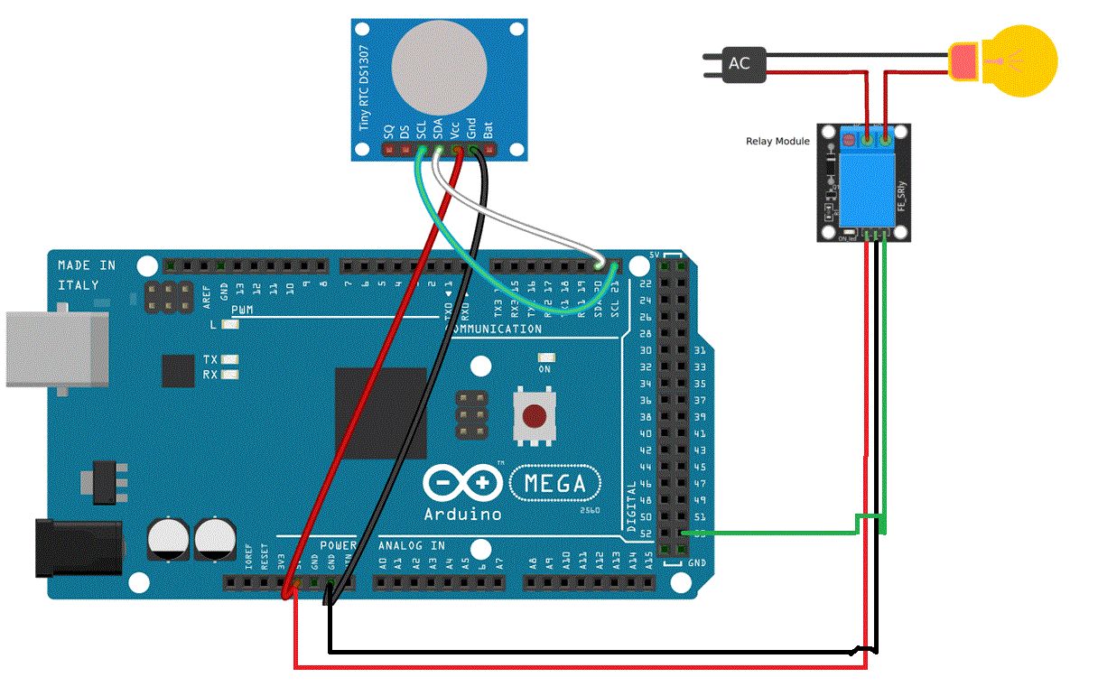 Rtc Based Timer Cantrol Arduino Ds1307 Relay