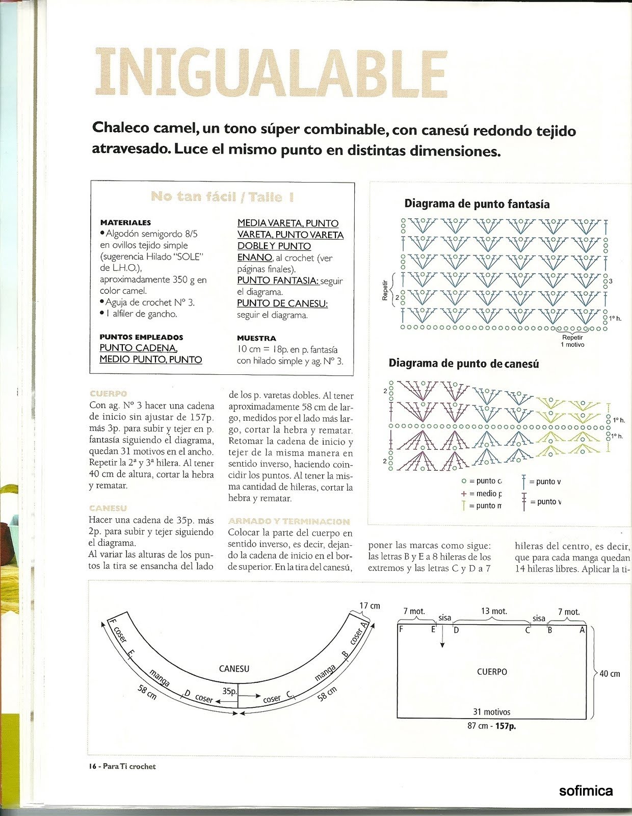 Puntos y Retazos: hermoso saco en crochet