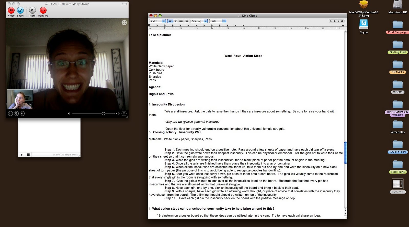 The Daily Kind Skype Date