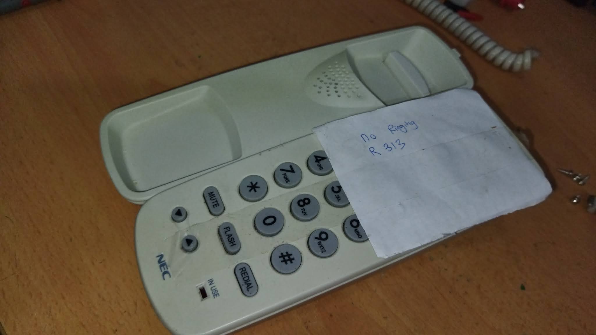 Life Begins at Forty: NEC AT-40 telephone repair