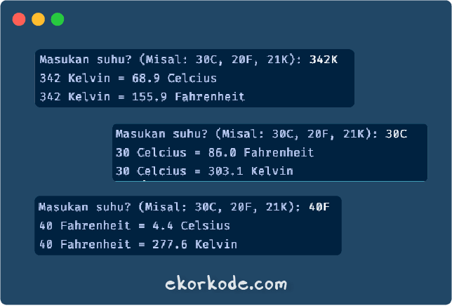 Tutorial Program Python Konversi Suhu + Source Code + Pembahasan ...