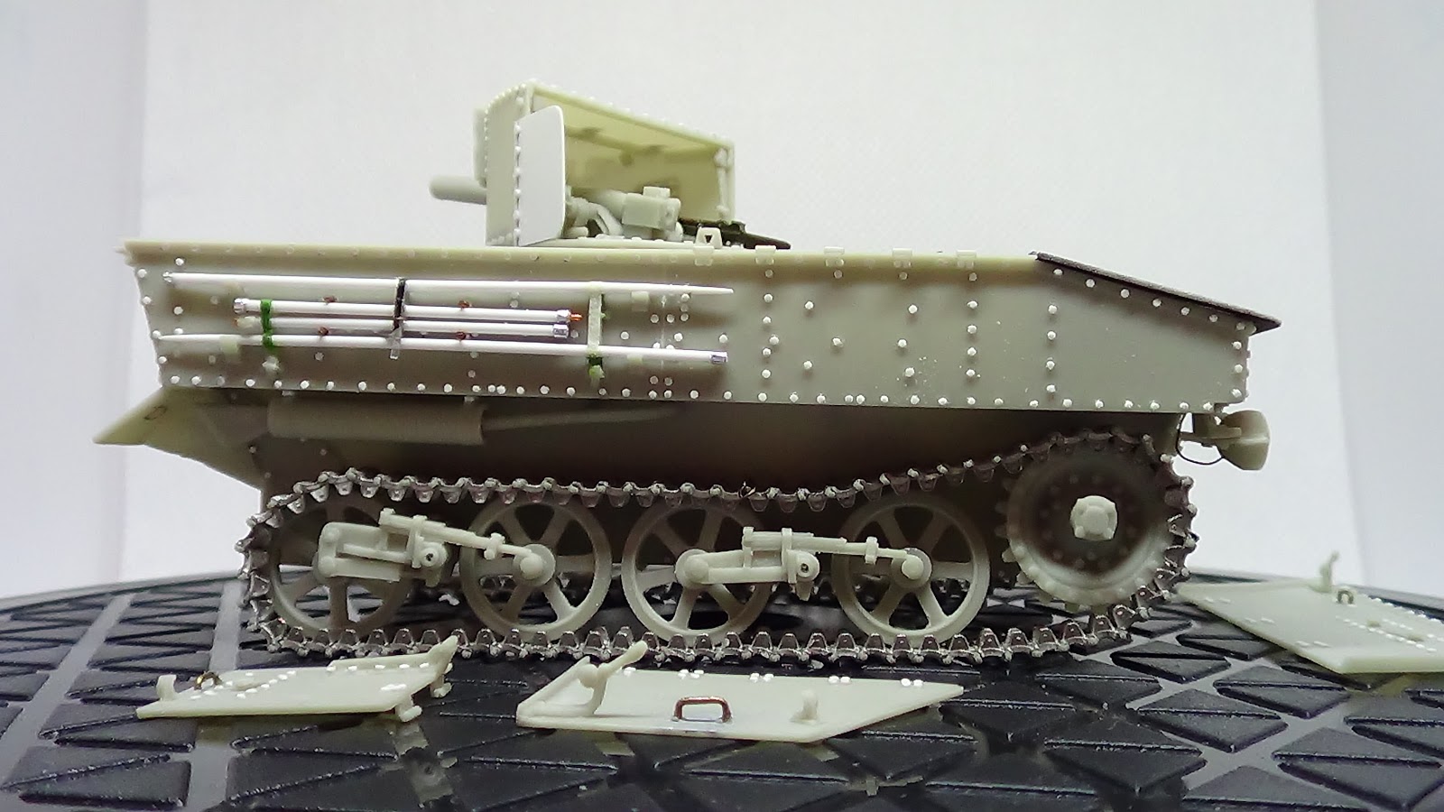 Size's military scale models: Belgian T13 type I (part 4): Build finished