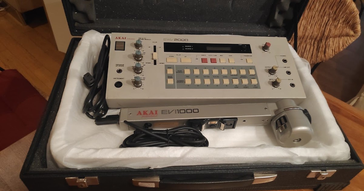 MATRIXSYNTH: Akai EVI 1000 + EWV 2000 80s Electric Valve Instrument