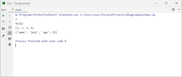 declaration of variables in Python