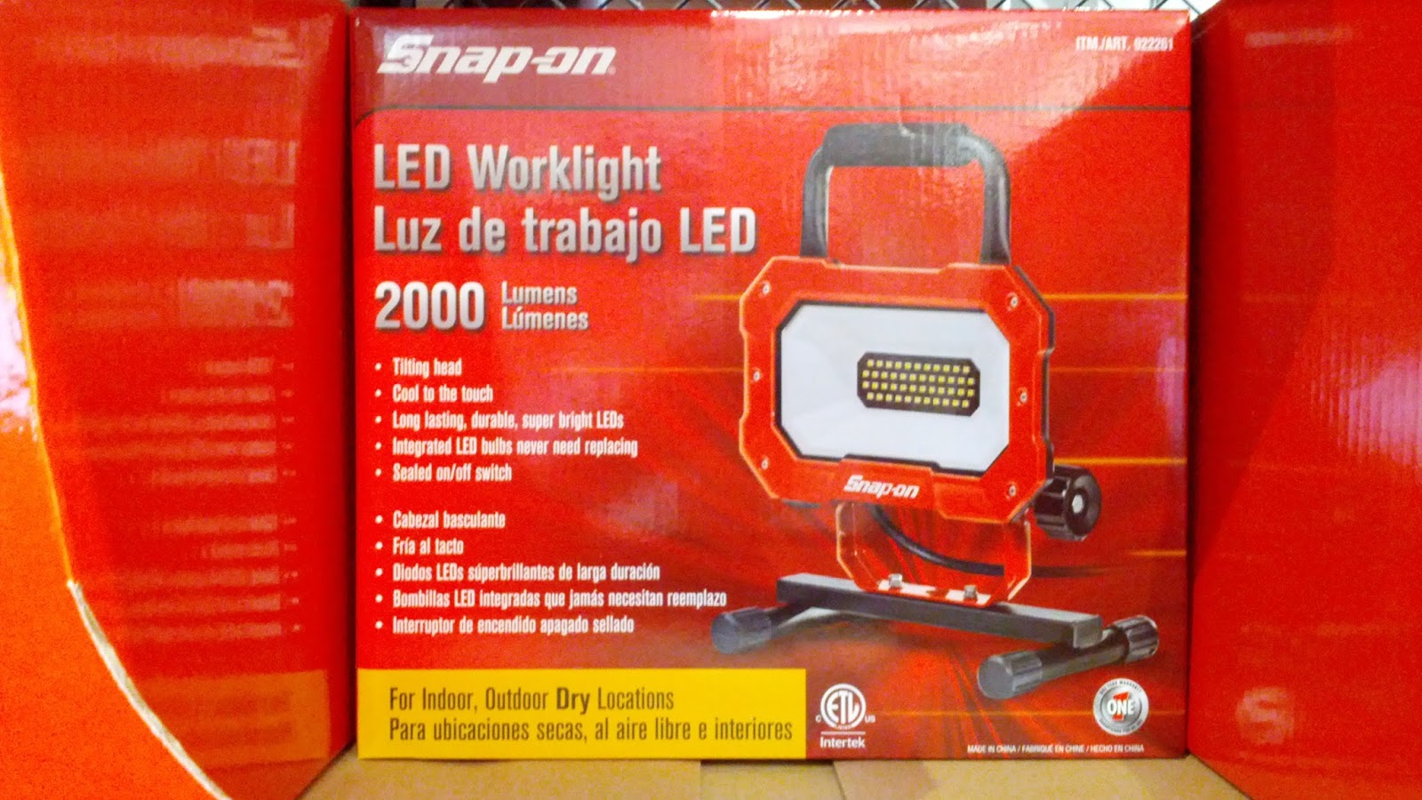 Snap-On LED Worklight 2000 Lumens | Costco Weekender