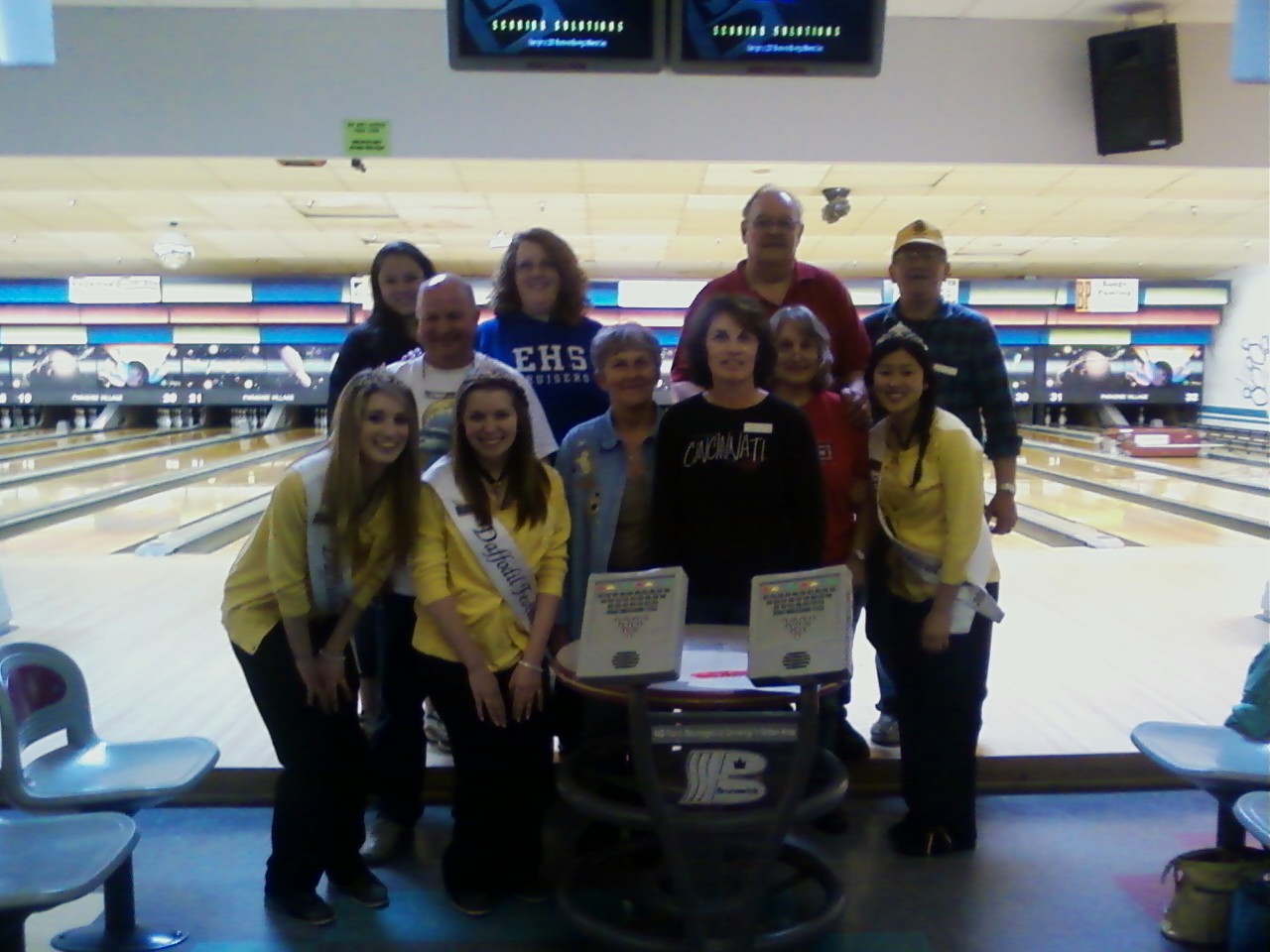 Rainier Lions Club: Bowling Picture with Princesses