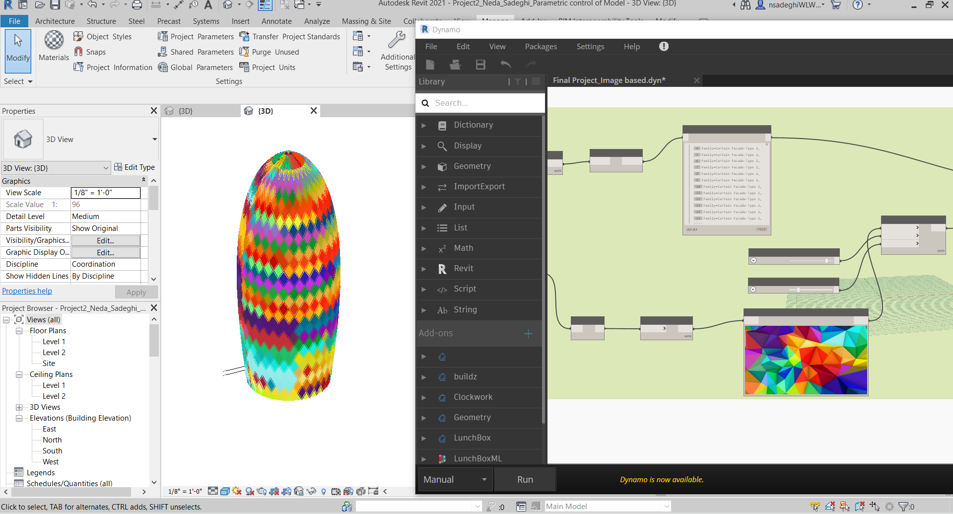 Arch 653 Final Project using Dynamo