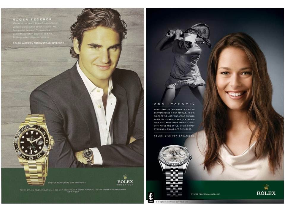 Final Campaign Research: Rolex Previous Magazine Adverts