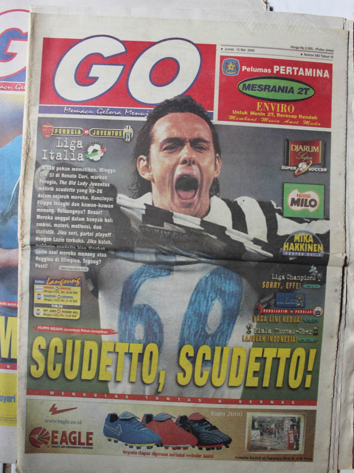 Koleksi majalah sepakbola waktu SMP | Mr. Lalu