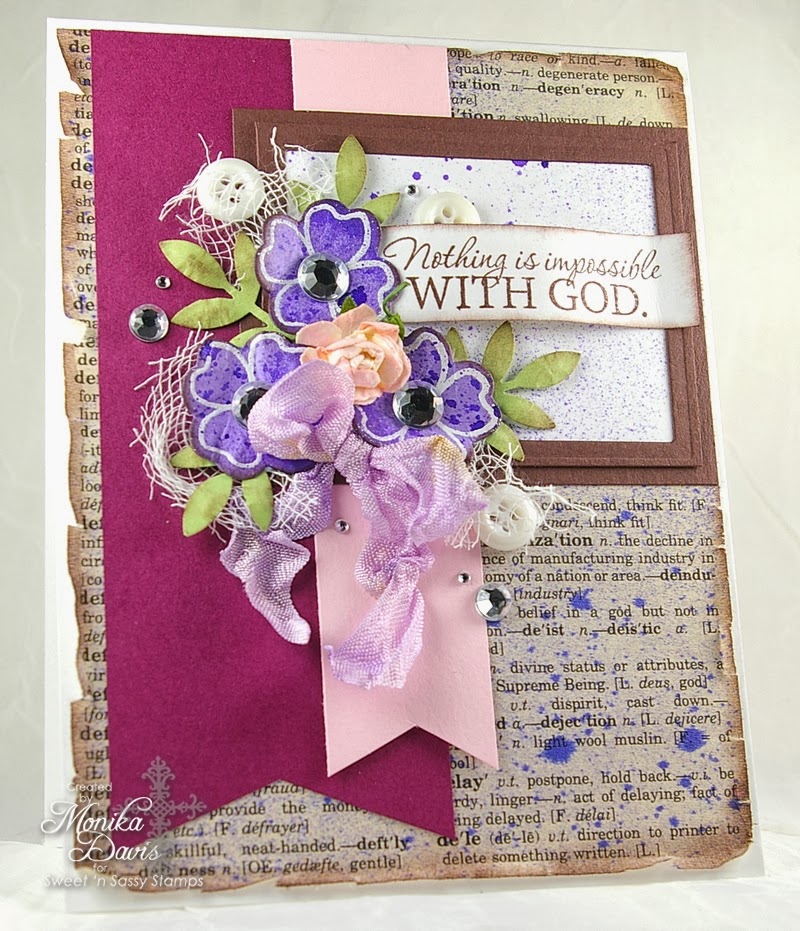 Sweet 'n Sassy Stamps: DT Favorites: Vintage Postcard and Kindness