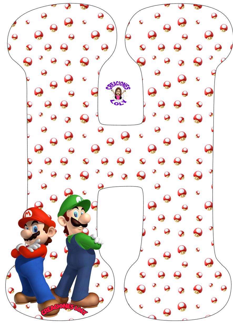Creaciones Loly: Abecedario Mario Bros
