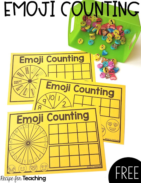 Emoji Counting - Recipe for Teaching
