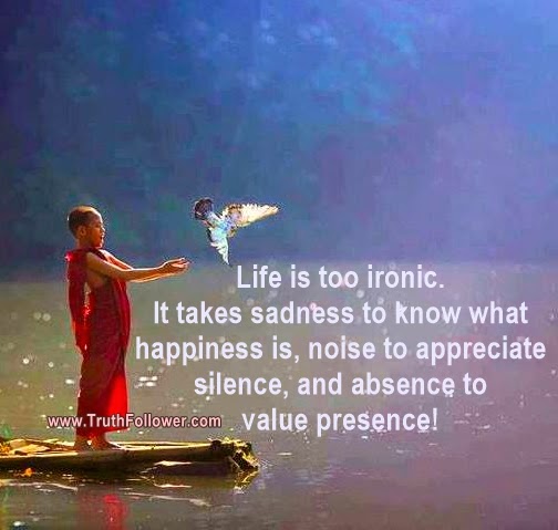 Truth Follower: Life Is Too Ironic To Understand