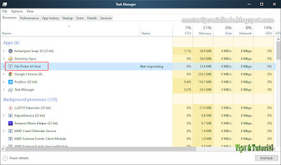 Memperbaiki Error File Picker UI Host is not responding di Windows 10/ ...