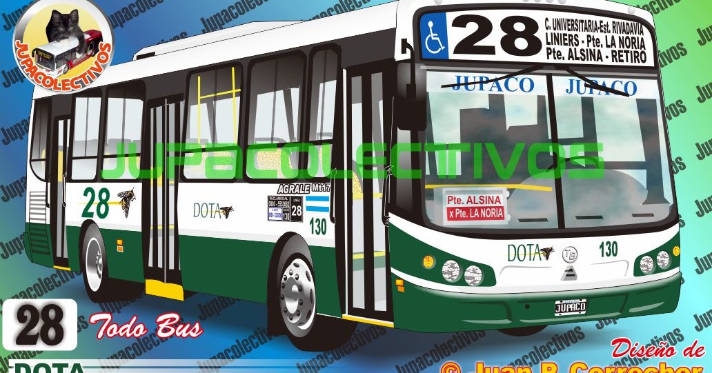 Recorrido de la linea 28 del Gran Buenos Aires