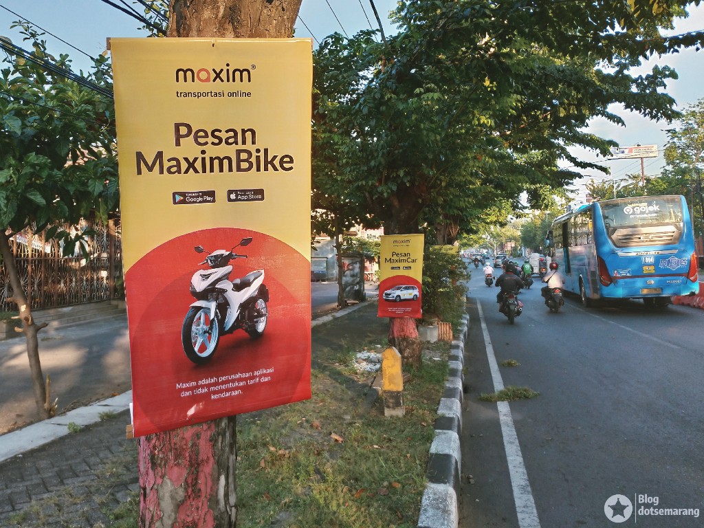 Mencoba Maxim di Semarang, Tarifnya yang Lebih Murah