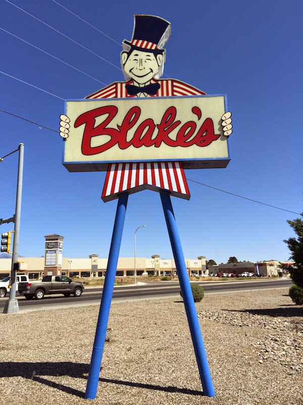Green Chile Burger at Blake's Lotaburger