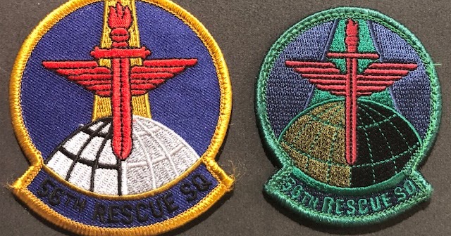 THE USAF RESCUE COLLECTION: USAF 56th RQS Patch Set