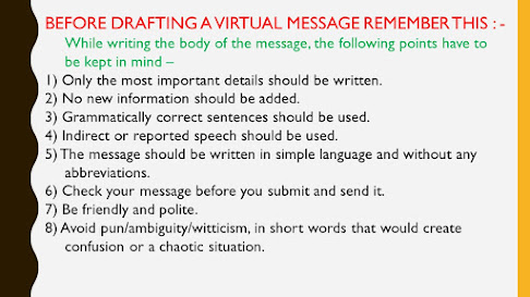 English for Jr. College: 3.5 Drafting a Virtual Message