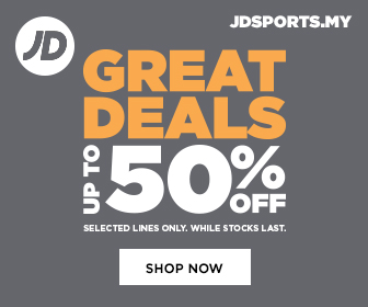 JD Sports (MY): GREAT DEALS UP TO 50% OFF! - Refer AD
