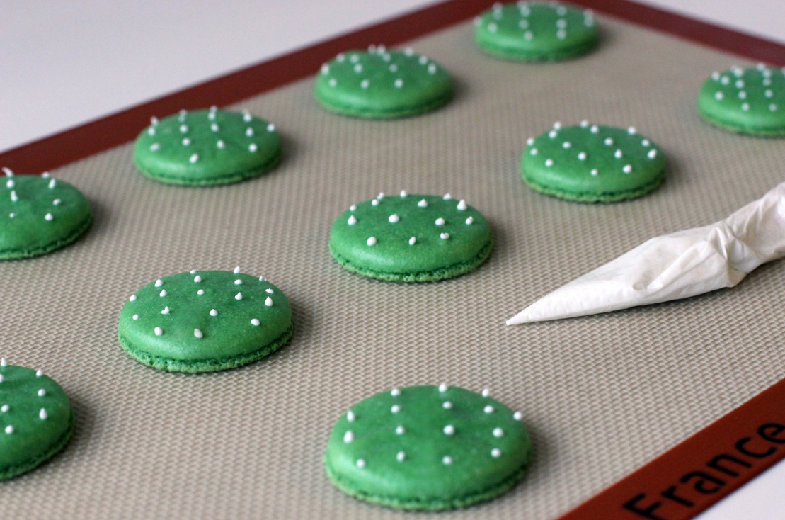 HOW TO MAKE THE SPINY CACTUS FRENCH MACARON - Food Boiling