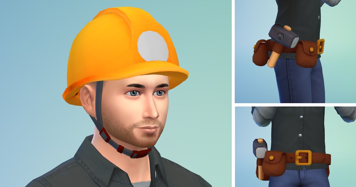 SMM2 Builder Helmet and Holster ~ Cepzid Sims