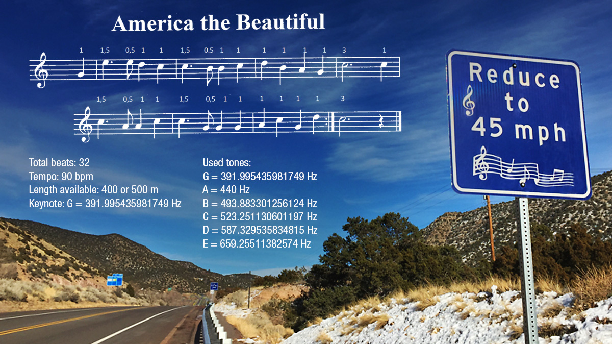 SCS Software's blog: New Mexico: Musical Road